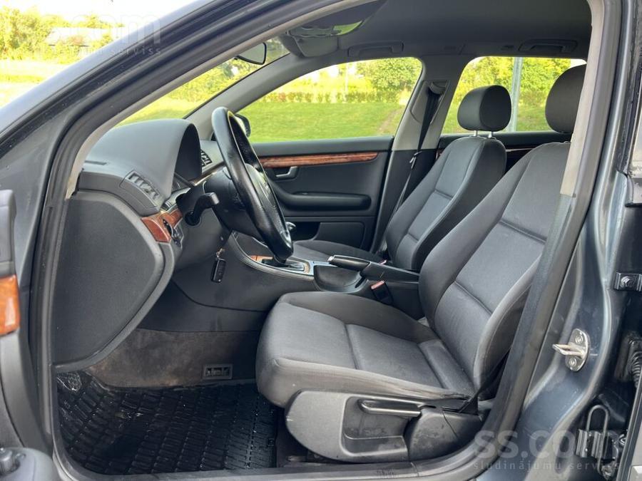 Pelēks Audi A4 2001 Rēzekne, ar dzinēja tilpumu 1.90 L un nobraukumu 302 tūkst. km par 3499 €, foto 8 vietnē AUTOMOTO.COM.LV