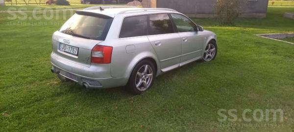 Grey Audi A4 2001 in Talsi, with an engine capacity of 2.50 L and mileage of 345 thousand km for 1500 €, photo 5 on AUTOMOTO.COM.LV