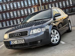 Grey Audi A4 2001 in Riga, with an engine capacity of 1.90 L and mileage of 0 thousand km for 1590 €, photo  on AUTOMOTO.COM.LV