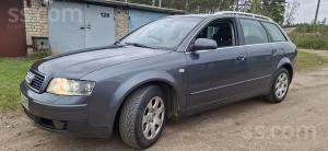 Grey Audi A4 2001 in Daugavpils, with an engine capacity of 1.90 L and mileage of 434 thousand km for 1350 €, photo 4 on AUTOMOTO.COM.LV