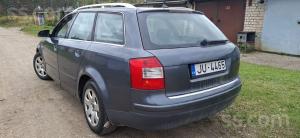 Grey Audi A4 2001 in Daugavpils, with an engine capacity of 1.90 L and mileage of 434 thousand km for 1350 €, photo 6 on AUTOMOTO.COM.LV
