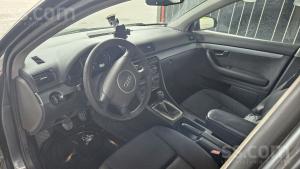 Grey Audi A4 2001 in Daugavpils, with an engine capacity of 1.90 L and mileage of 434 thousand km for 1350 €, photo 7 on AUTOMOTO.COM.LV