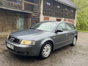 Grey Audi A4 2002 in Kuldiga, with an engine capacity of 2.50 L and mileage of 364 thousand km for 8300 €, photo 1 on AUTOMOTO.COM.LV