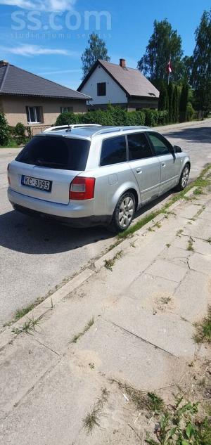 Pelēks Audi A4 2002 Valmiera, ar dzinēja tilpumu 2.50 L un nobraukumu 292 tūkst. km par 850 €, foto 3 vietnē AUTOMOTO.COM.LV