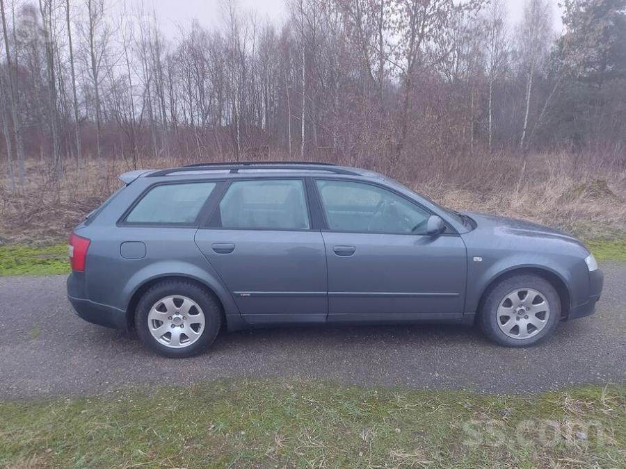 Pelēks Audi A4 2002 Kuldīga, ar dzinēja tilpumu 1.90 L un nobraukumu 320 tūkst. km par 1150 €, foto 2 vietnē AUTOMOTO.COM.LV