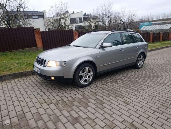 Grey Audi A4 2002 in Vilnius, with an engine capacity of 1.90 L and mileage of 300 thousand km for 1490 €, photo 1 on AUTOMOTO.COM.LV