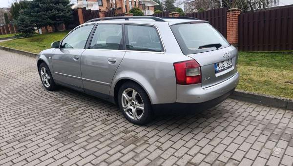 Grey Audi A4 2002 in Vilnius, with an engine capacity of 1.90 L and mileage of 300 thousand km for 1490 €, photo 4 on AUTOMOTO.COM.LV