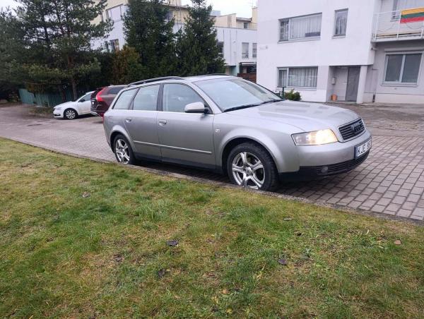 Grey Audi A4 2002 in Vilnius, with an engine capacity of 1.90 L and mileage of 300 thousand km for 1490 €, photo 7 on AUTOMOTO.COM.LV