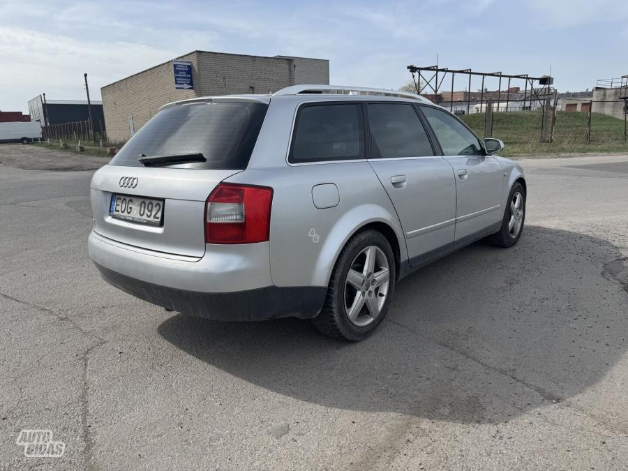 Pelēks Audi A4 2002 Klaipėda, ar dzinēja tilpumu 1.90 L un nobraukumu 325 tūkst. km par 1850 €, foto 5 vietnē AUTOMOTO.COM.LV