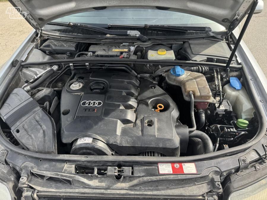 Pelēks Audi A4 2002 Klaipėda, ar dzinēja tilpumu 1.90 L un nobraukumu 325 tūkst. km par 1850 €, foto 16 vietnē AUTOMOTO.COM.LV
