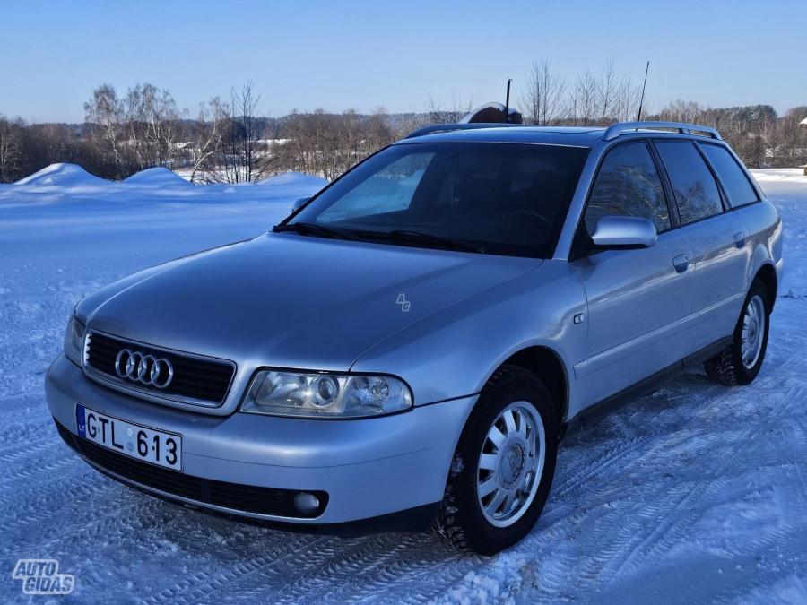 Pelēks Audi A4 2002 Utena, ar dzinēja tilpumu 1.90 L un nobraukumu 300 tūkst. km par 1300 €, foto 1 vietnē AUTOMOTO.COM.LV