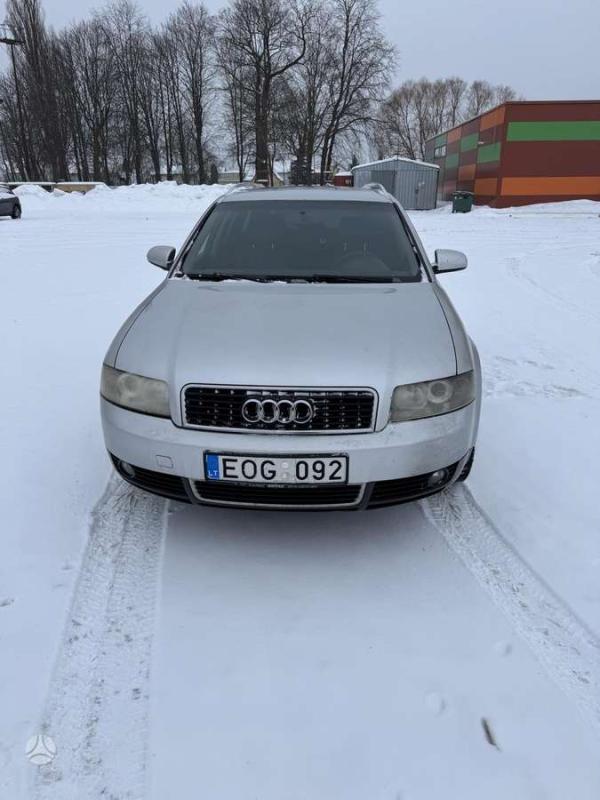 Pelēks Audi A4 2002 Klaipėda, ar dzinēja tilpumu 1.90 L un nobraukumu 327 tūkst. km par 1800 €, foto 2 vietnē AUTOMOTO.COM.LV