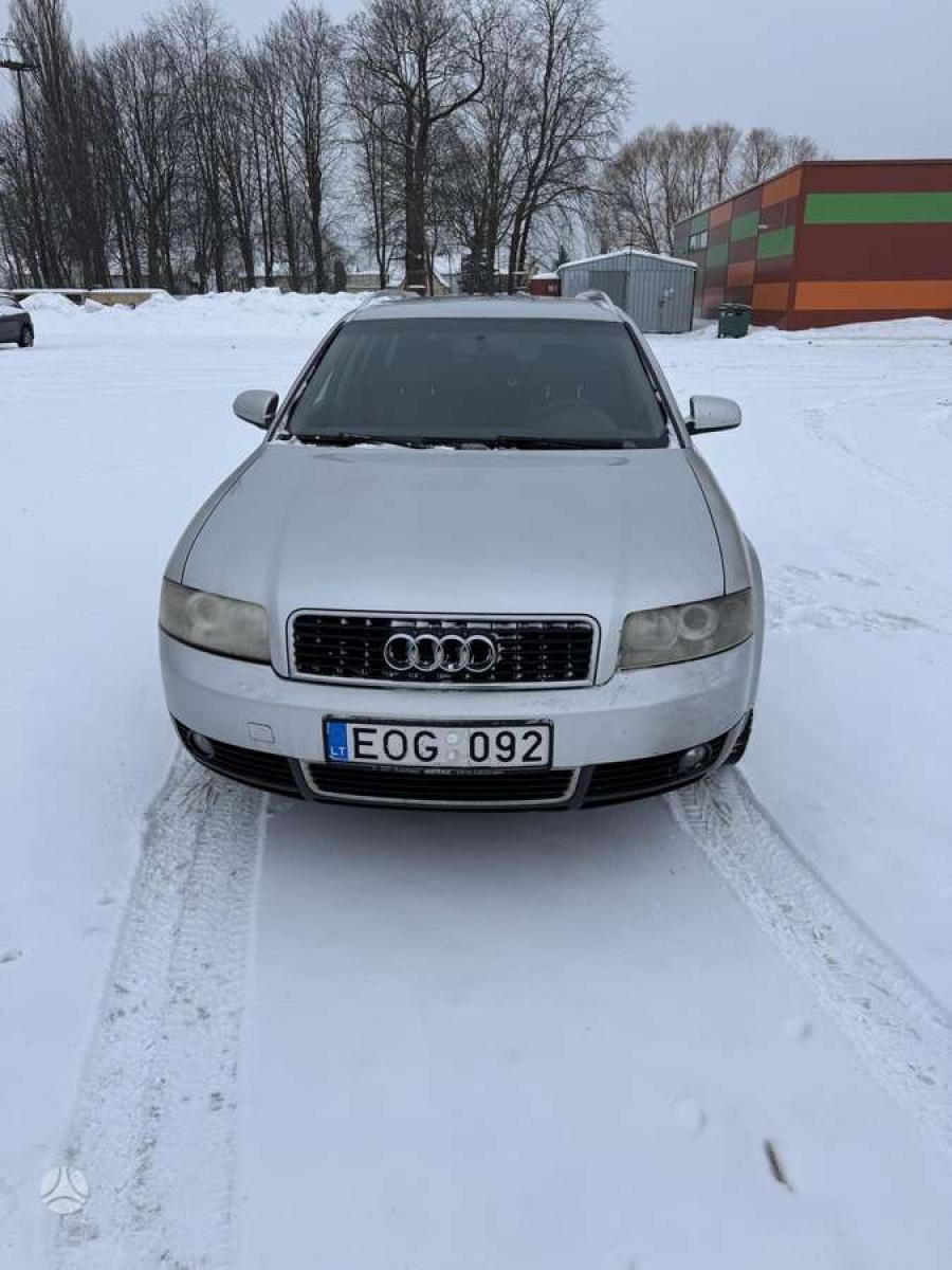 Grey Audi A4 2002 in Klaipeda, with an engine capacity of 1.90 L and mileage of 327 thousand km for 1800 €, photo 2 on AUTOMOTO.COM.LV