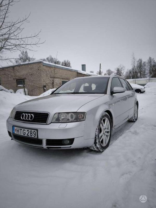 Grey Audi A4 2002 in Panevezys, with an engine capacity of 2.50 L and mileage of 294 thousand km for 1500 €, photo 1 on AUTOMOTO.COM.LV