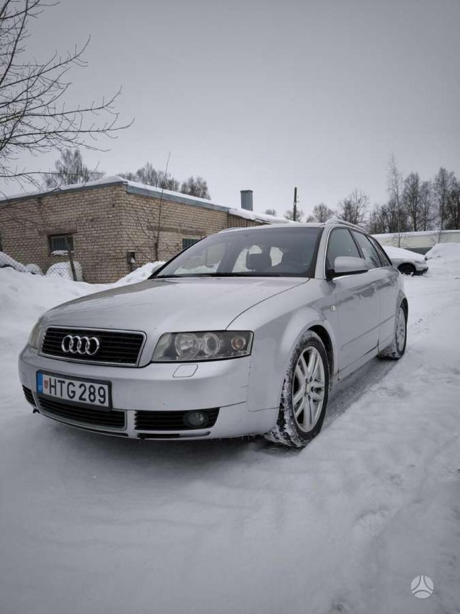 Grey Audi A4 2002 in Panevezys, with an engine capacity of 2.50 L and mileage of 294 thousand km for 1500 €, photo 1 on AUTOMOTO.COM.LV