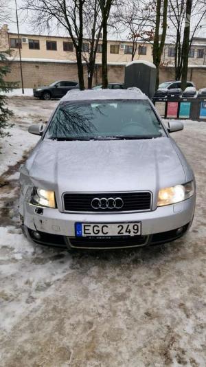 Grey Audi A4 2002 in Kaunas, with an engine capacity of 1.90 L and mileage of 294 thousand km for 550 €, photo  on AUTOMOTO.COM.LV