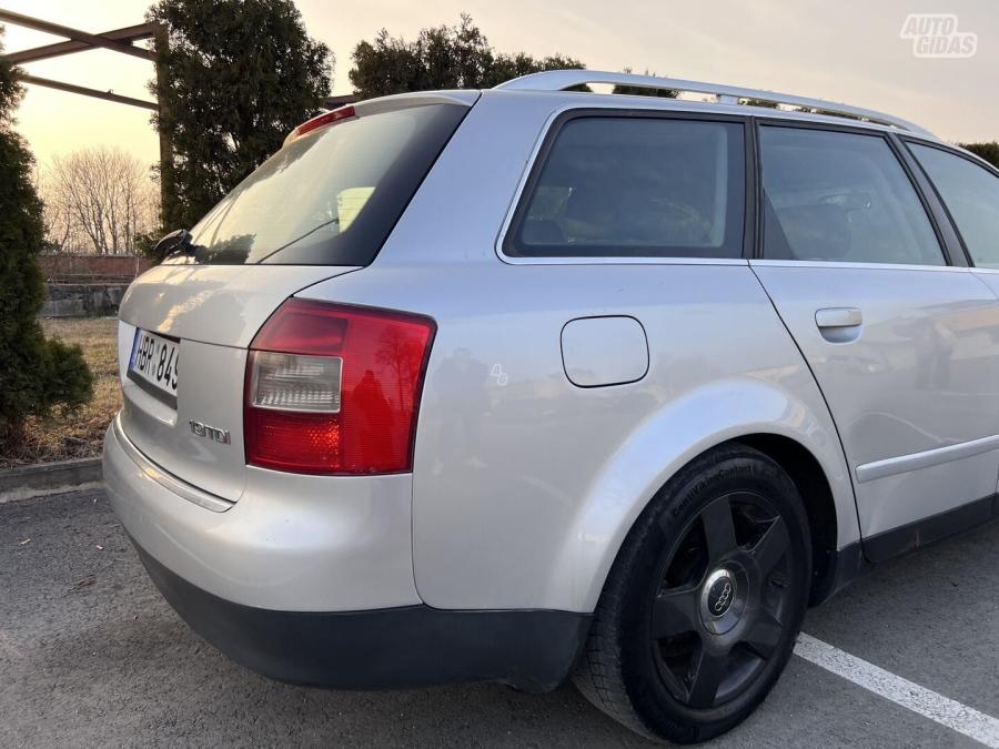 Grey Audi A4 2002 in Alytus, with an engine capacity of 1.90 L and mileage of 446 thousand km for 1750 €, photo 5 on AUTOMOTO.COM.LV