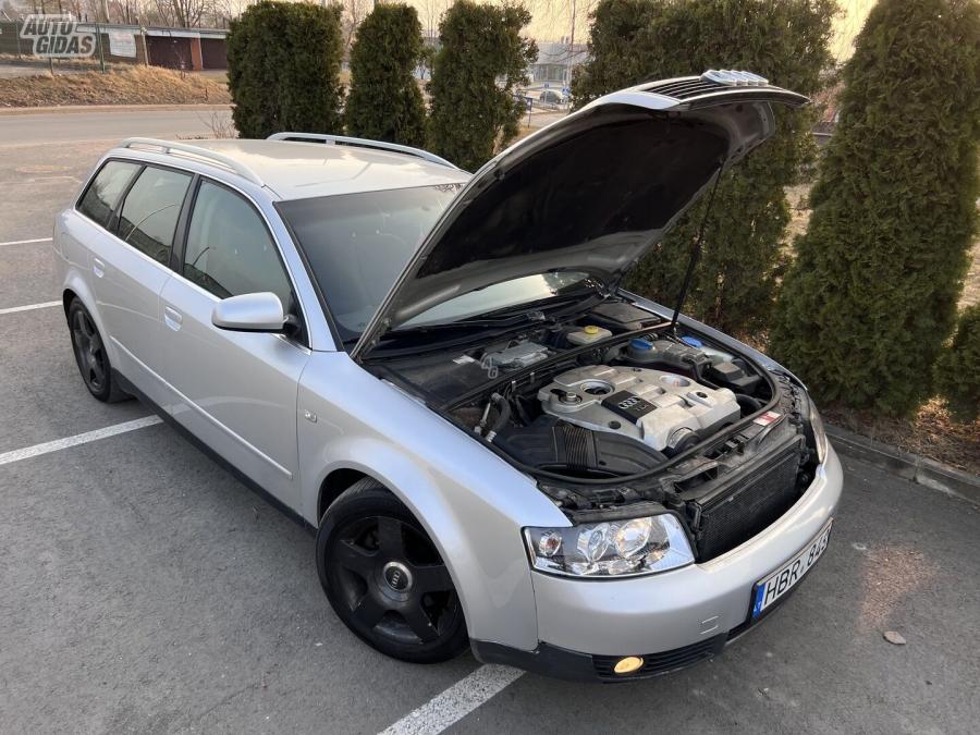 Grey Audi A4 2002 in Alytus, with an engine capacity of 1.90 L and mileage of 446 thousand km for 1750 €, photo 14 on AUTOMOTO.COM.LV