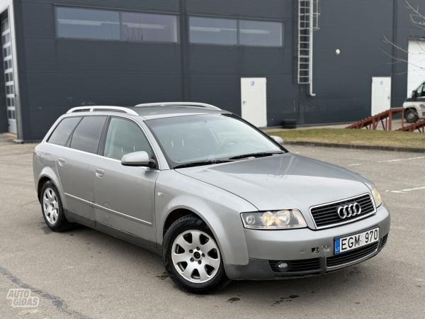 Grey Audi A4 2002 in Panevezys, with an engine capacity of 1.90 L and mileage of 349 thousand km for 790 €, photo 1 on AUTOMOTO.COM.LV