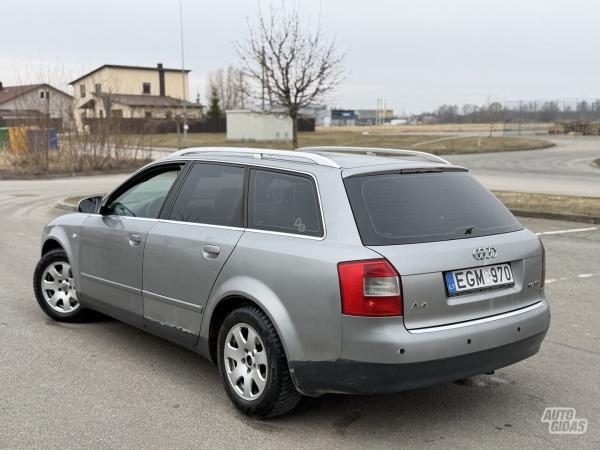 Grey Audi A4 2002 in Panevezys, with an engine capacity of 1.90 L and mileage of 349 thousand km for 790 €, photo 8 on AUTOMOTO.COM.LV