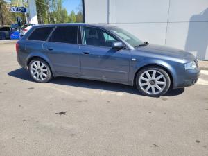 Grey Audi A4 2002 in Vilnius, with an engine capacity of 1.90 L and mileage of 220 thousand km for 1850 €, photo  on AUTOMOTO.COM.LV