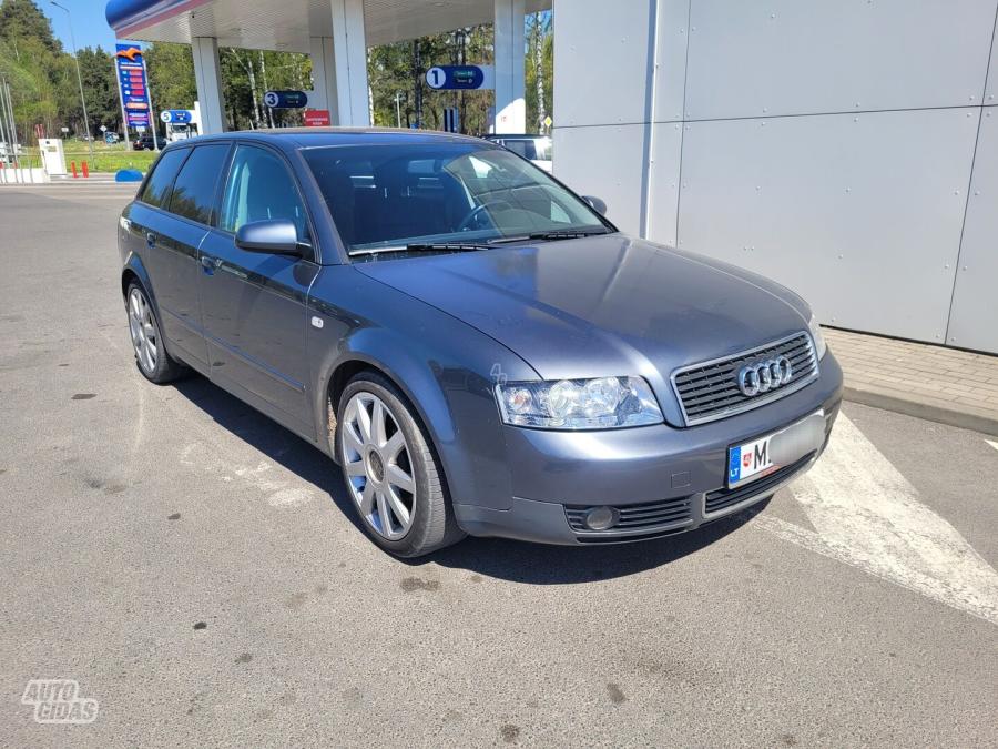 Grey Audi A4 2002 in Vilnius, with an engine capacity of 1.90 L and mileage of 220 thousand km for 1850 €, photo 5 on AUTOMOTO.COM.LV