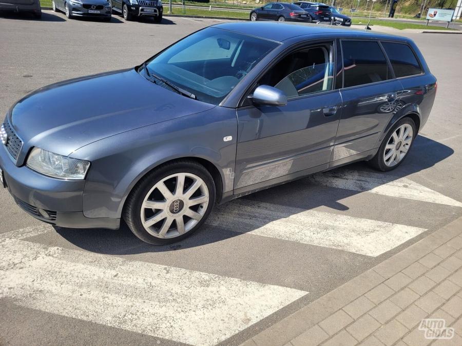Grey Audi A4 2002 in Vilnius, with an engine capacity of 1.90 L and mileage of 220 thousand km for 1850 €, photo 6 on AUTOMOTO.COM.LV