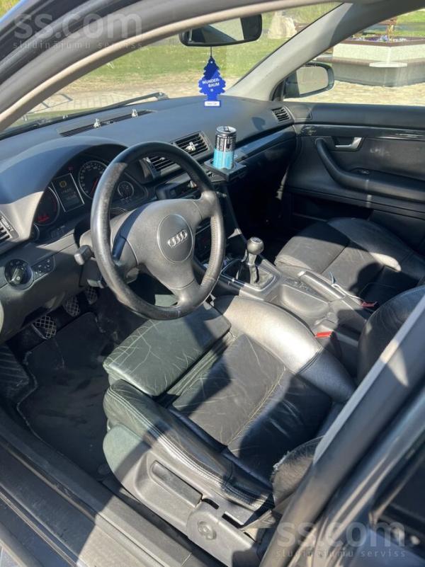 Pelēks Audi A4 2002 Rīga, ar dzinēja tilpumu 2.50 L un nobraukumu 330 tūkst. km par 1890 €, foto 5 vietnē AUTOMOTO.COM.LV