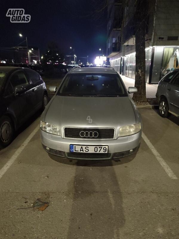 Grey Audi A4 2002 in Kaunas, with an engine capacity of 1.90 L and mileage of 328 thousand km for 1300 €, photo 1 on AUTOMOTO.COM.LV