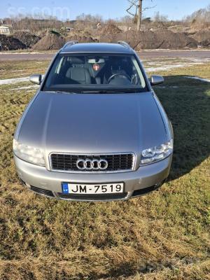 Grey Audi A4 2002 in Riga, with an engine capacity of 2.00 L and mileage of 299 thousand km for 1200 €, photo  on AUTOMOTO.COM.LV