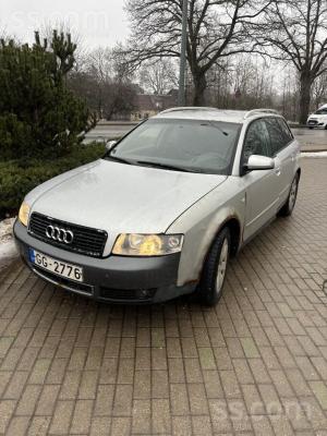 Grey Audi A4 2002 in Cesis, with an engine capacity of 1.90 L and mileage of 0 thousand km for 1000 €, photo  on AUTOMOTO.COM.LV