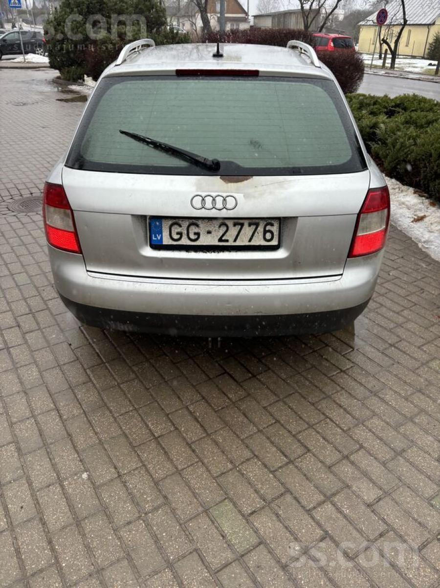 Pelēks Audi A4 2002 Cēsis, ar dzinēja tilpumu 1.90 L un nobraukumu 0 tūkst. km par 1000 €, foto 4 vietnē AUTOMOTO.COM.LV