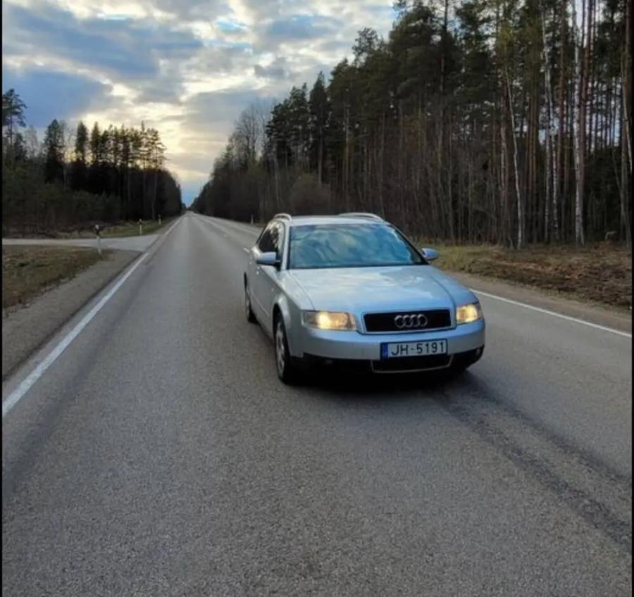 Grey Audi A4 2002 in Cesis, with an engine capacity of 1.90 L and mileage of 424 thousand km for 1800 €, photo 27 on AUTOMOTO.COM.LV