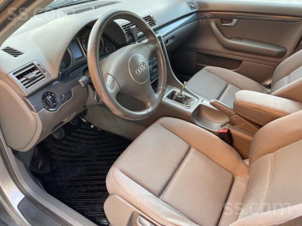 Grey Audi A4 2002 in Riga, with an engine capacity of 1.90 L and mileage of 522 thousand km for 1250 €, photo 10 on AUTOMOTO.COM.LV
