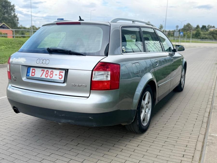 Grey Audi A4 2002 in Riga, with an engine capacity of 2.00 L and mileage of 330 thousand km for 1300 €, photo 15 on AUTOMOTO.COM.LV