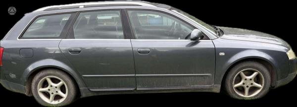 Grey Audi A4 2002 in Radviliskis, with an engine capacity of 1.90 L and mileage of 362 thousand km for 700 €, photo 6 on AUTOMOTO.COM.LV