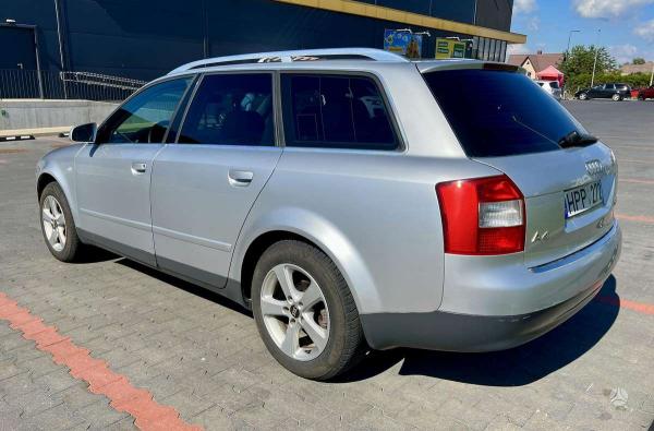 Grey Audi A4 2002 in Kaunas, with an engine capacity of 1.90 L and mileage of 446 thousand km for 1499 €, photo 7 on AUTOMOTO.COM.LV