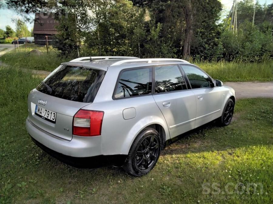 Pelēks Audi A4 2002 Rēzekne, ar dzinēja tilpumu 1.90 L un nobraukumu 382 tūkst. km par 1850 €, foto 4 vietnē AUTOMOTO.COM.LV