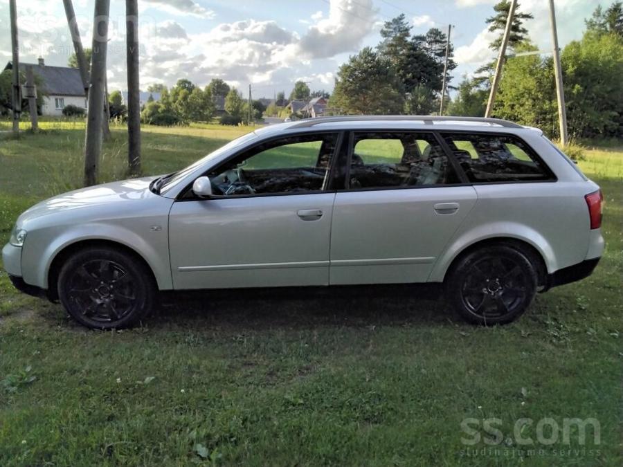 Pelēks Audi A4 2002 Rēzekne, ar dzinēja tilpumu 1.90 L un nobraukumu 382 tūkst. km par 1850 €, foto 6 vietnē AUTOMOTO.COM.LV