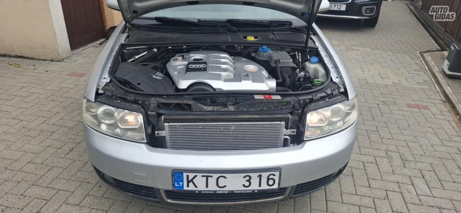 Grey Audi A4 2002 in Vilnius, with an engine capacity of 1.90 L and mileage of 319 thousand km for 1500 €, photo 1 on AUTOMOTO.COM.LV