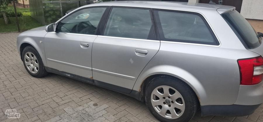 Grey Audi A4 2002 in Vilnius, with an engine capacity of 1.90 L and mileage of 319 thousand km for 1500 €, photo 3 on AUTOMOTO.COM.LV