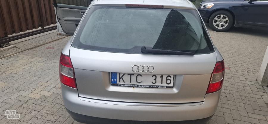 Grey Audi A4 2002 in Vilnius, with an engine capacity of 1.90 L and mileage of 319 thousand km for 1500 €, photo 7 on AUTOMOTO.COM.LV