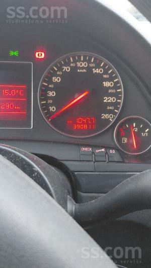 Grey Audi A4 2002 in Valka, with an engine capacity of 2.50 L and mileage of 0 thousand km for 650 €, photo 6 on AUTOMOTO.COM.LV