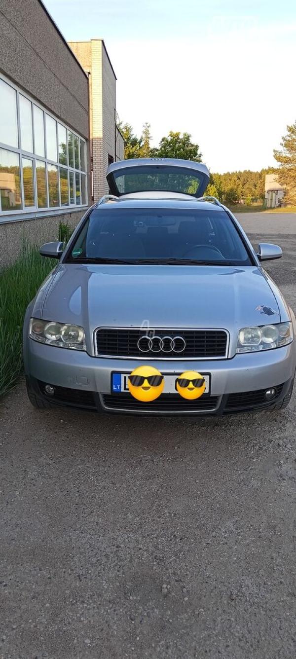 Pelēks Audi A4 2002 Lazdijai, ar dzinēja tilpumu 2.00 L un nobraukumu 230 tūkst. km par 1900 €, foto 1 vietnē AUTOMOTO.COM.LV