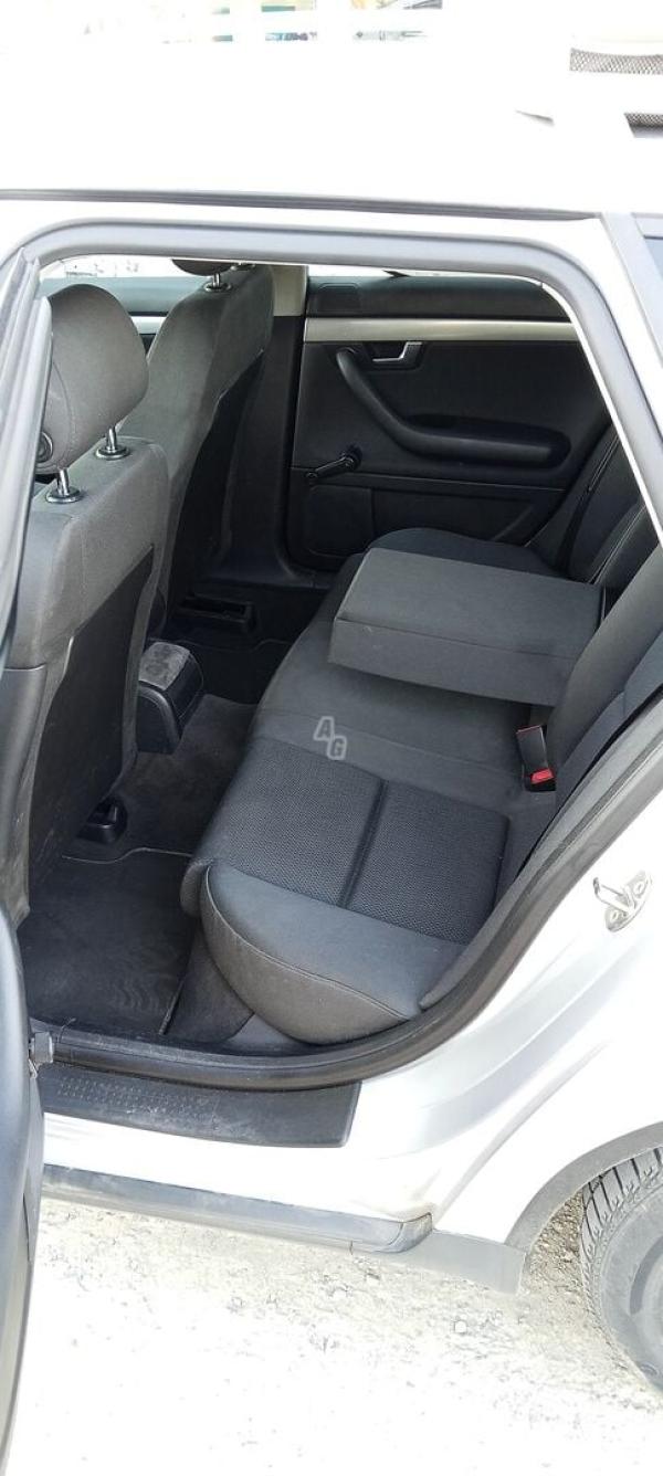 Pelēks Audi A4 2002 Lazdijai, ar dzinēja tilpumu 2.00 L un nobraukumu 230 tūkst. km par 1900 €, foto 5 vietnē AUTOMOTO.COM.LV