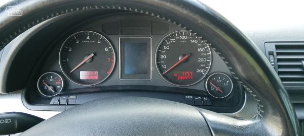 Pelēks Audi A4 2002 Lazdijai, ar dzinēja tilpumu 2.00 L un nobraukumu 230 tūkst. km par 1900 €, foto 8 vietnē AUTOMOTO.COM.LV