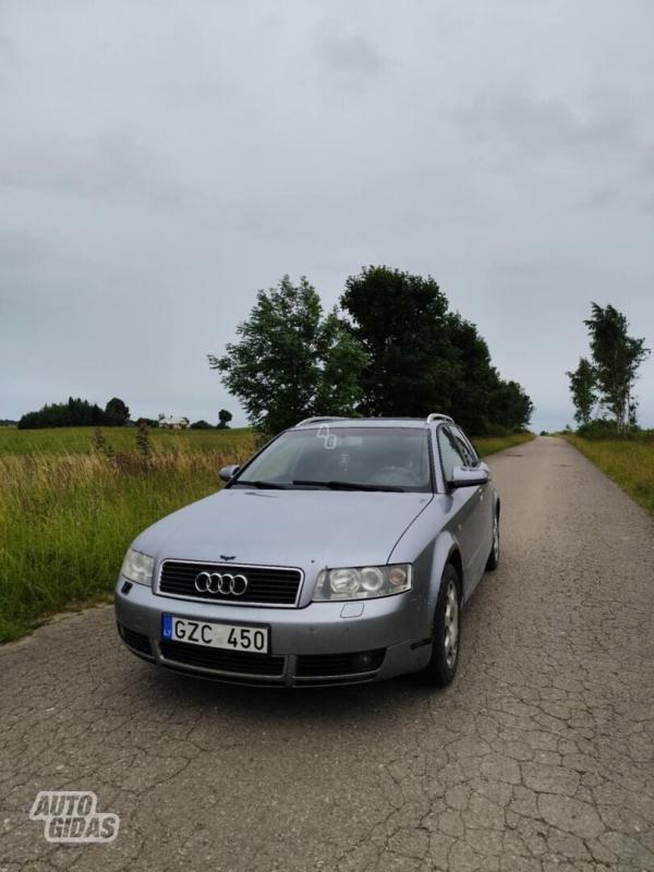 Pelēks Audi A4 2002 Ukmergė, ar dzinēja tilpumu 1.90 L un nobraukumu 4 tūkst. km par 999 €, foto 1 vietnē AUTOMOTO.COM.LV