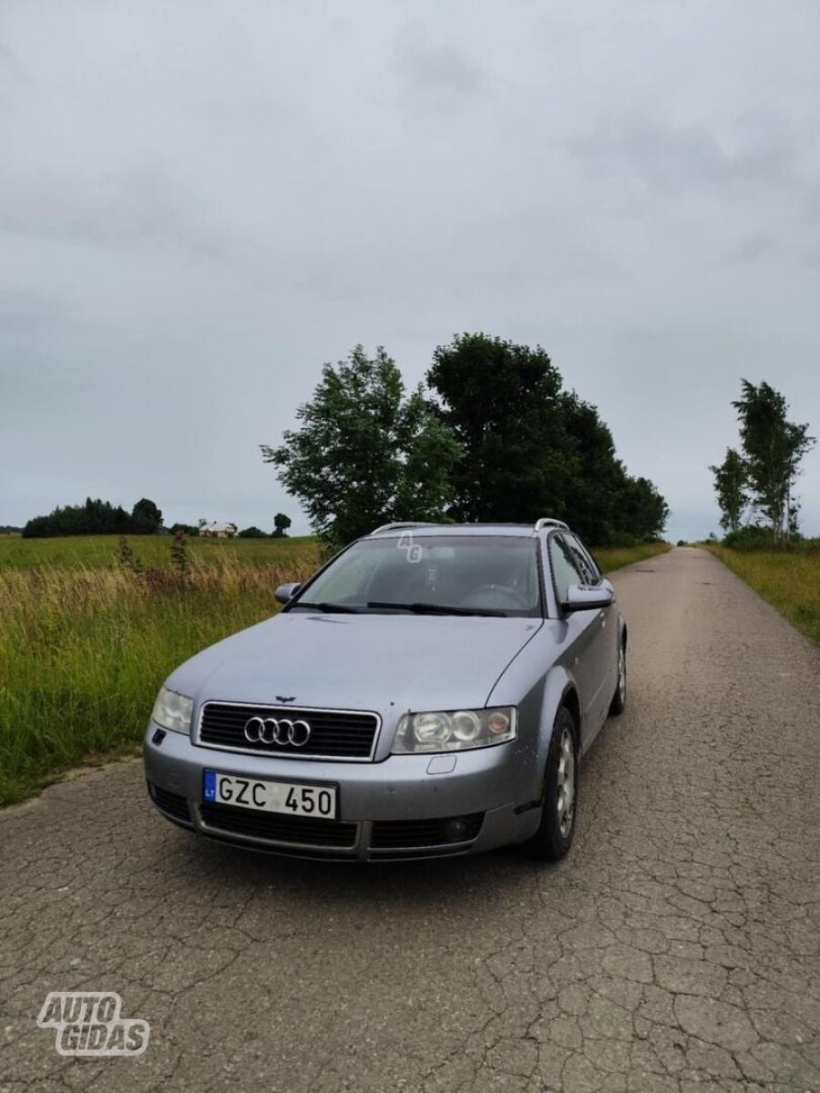 Pelēks Audi A4 2002 Ukmergė, ar dzinēja tilpumu 1.90 L un nobraukumu 4 tūkst. km par 999 €, foto 1 vietnē AUTOMOTO.COM.LV