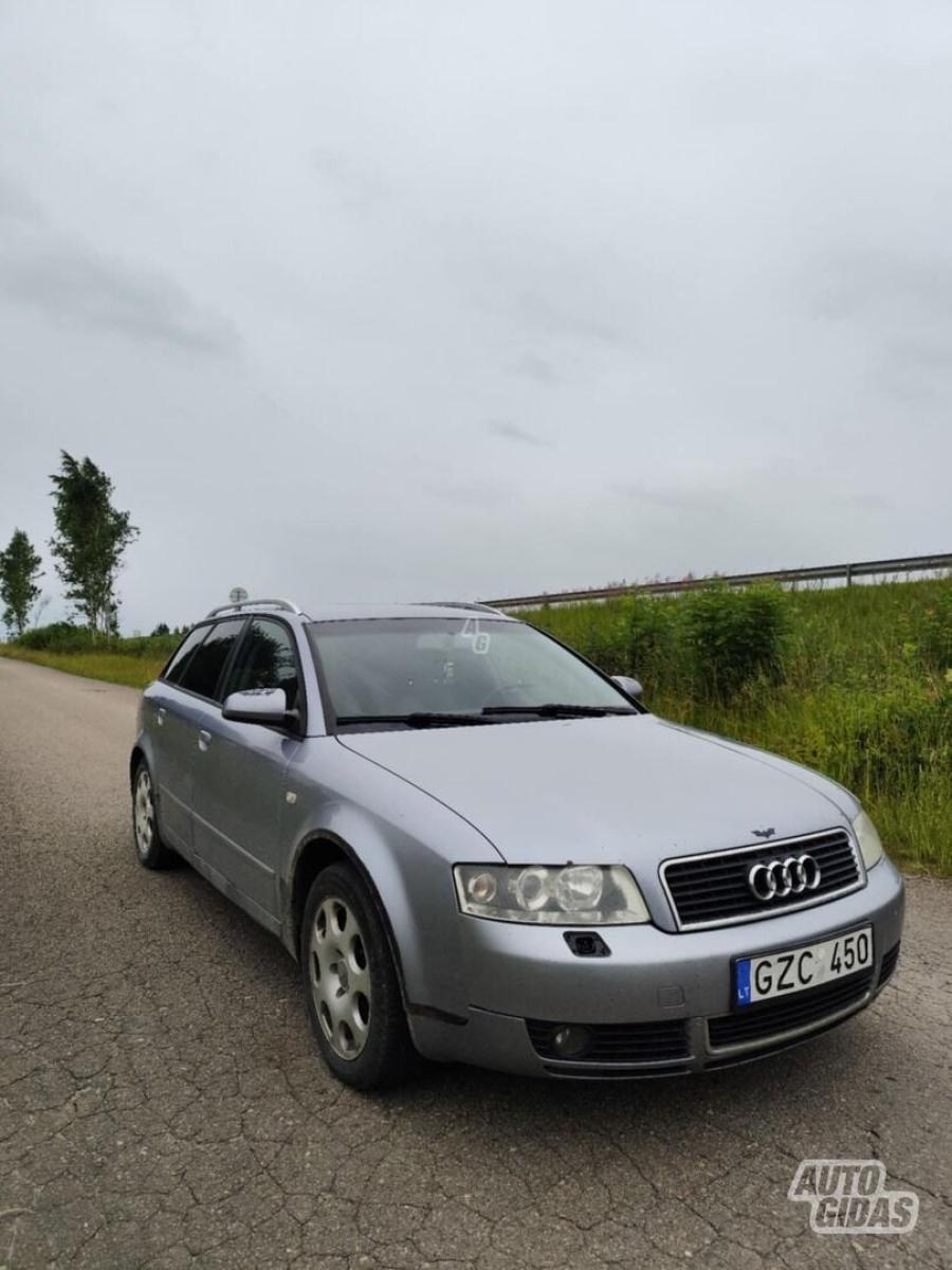 Pelēks Audi A4 2002 Ukmergė, ar dzinēja tilpumu 1.90 L un nobraukumu 4 tūkst. km par 999 €, foto 3 vietnē AUTOMOTO.COM.LV
