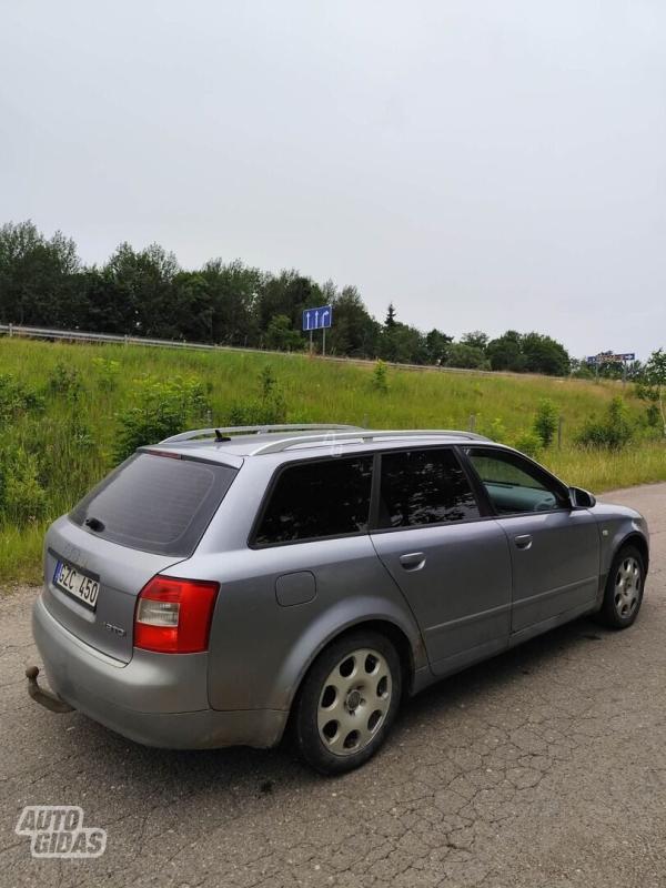 Pelēks Audi A4 2002 Ukmergė, ar dzinēja tilpumu 1.90 L un nobraukumu 4 tūkst. km par 999 €, foto 5 vietnē AUTOMOTO.COM.LV